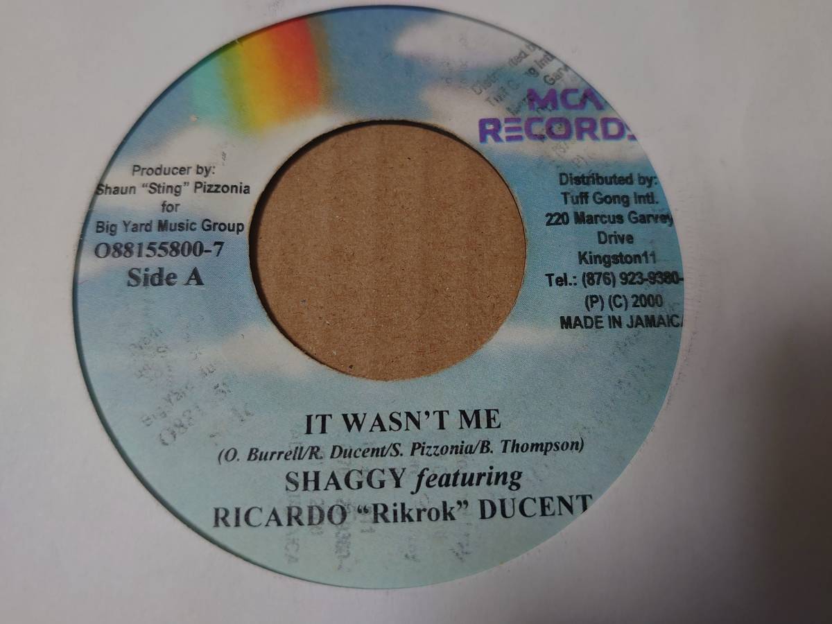 レア Shaggy & Ricardo Rikrok Ducent - It Wasn't Me // MCA 7inch(レゲエ)｜売買され ...