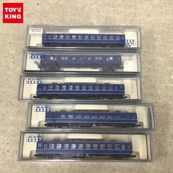 1円 KATO Nゲージ 5015 オハ12 5016 スハフ12 5017 オハフ13 5038 オハフ15 5059-2 オユ12 ブルー / 関水金属(客車)｜売買されたオークション情報 ...