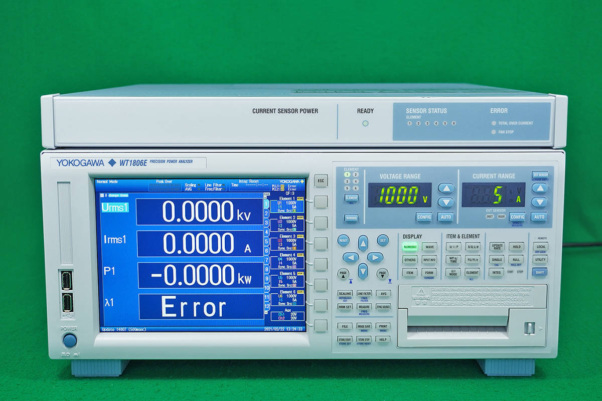 横河電機 プレシジョンパワーアナライザ WT1806E PRECISION POWER ANALYZER YOKOGAWA(その他)｜売買され ...