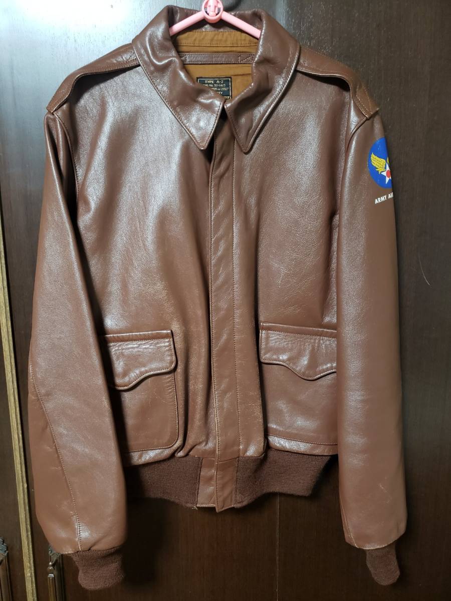 BUZZ RICKSON’S バズリクソンズ A2 フライトジャケット サイズ40 馬革(40インチ)｜売買されたオークション情報、yahooの商品情報をアーカイブ公開 - オークファン ...