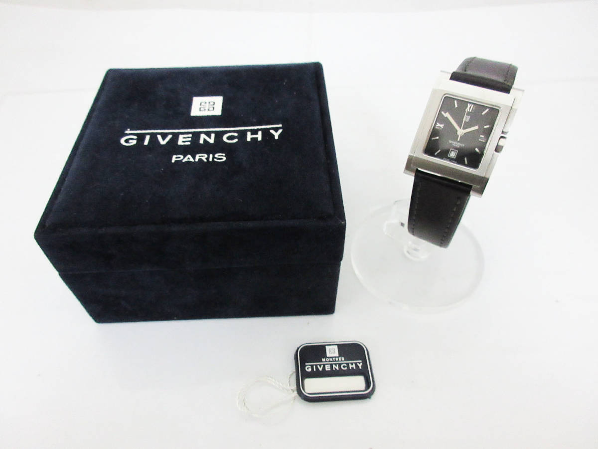 MA172 メンズ腕時計 ジバンシー ヘルベチカ/GIVENCHY HELVETICA REG 003009685 ジバンシィ クォーツ腕時計 電池交換済み 良品(ジバンシイ)｜売買された ...