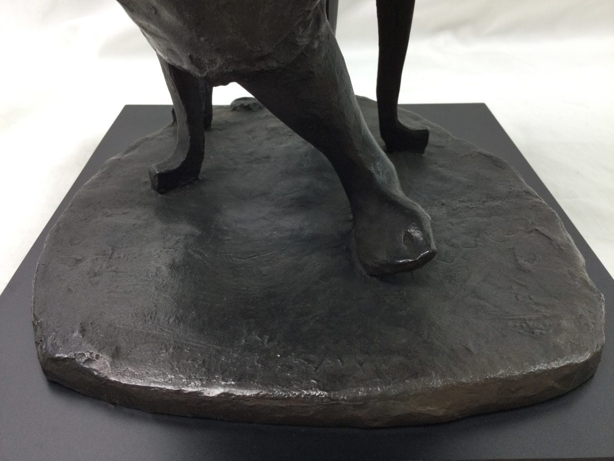 三 長江録弥 三方原之家康公 武将 家康像 ブロンズ像 日本芸術院会員 共箱入り 座位 ほおずえ o1012-E(その他)｜売買された ...