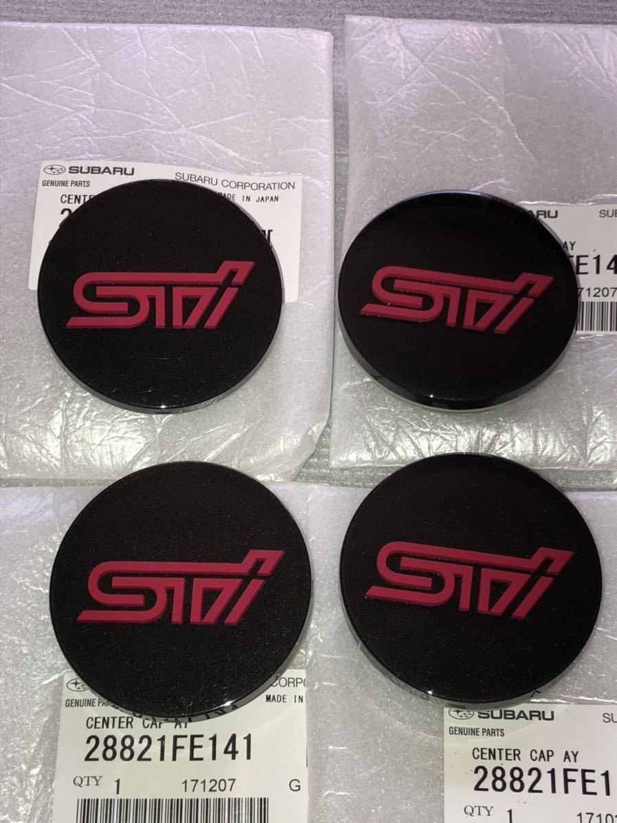 スバル純正 STI ホイールセンターキャップ 4個セット 28821FE141(純正品)｜売買されたオークション情報、yahooの商品情報を ...