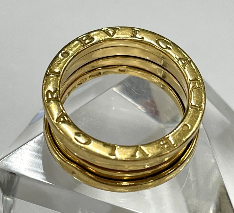 BVLGARI ブルガリ B-Zero1 ビーゼロワン 750 K18 9.13g ♯53 リング 指輪 KT(イエローゴールド)｜売買されたオークション情報、yahooの商品情報をアーカイブ ...