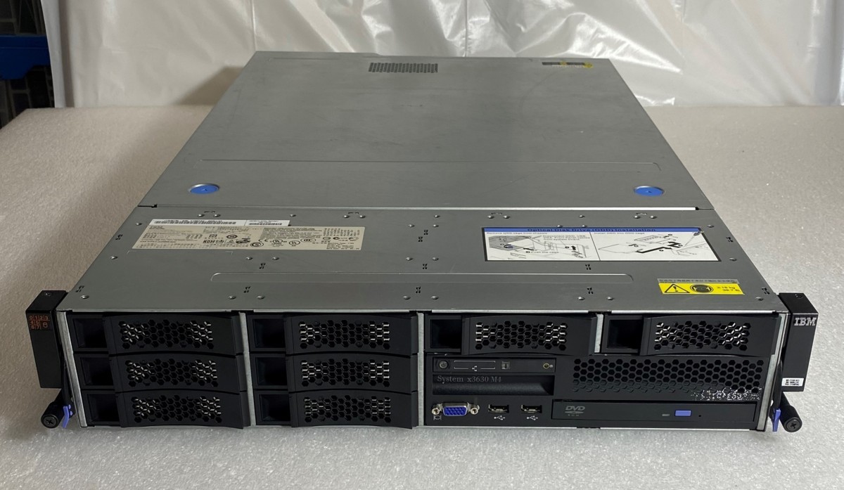 IBM System x3630 M4 8 7158AC1 Xeon E5-2407 0 @ 2.20GHz×1 16GB(IBM、レノボ ...