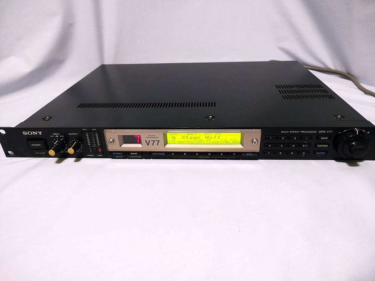 SONY DPS-V77 マルチエフェクト プロセッサー マルチエフェクター(エフェクター)｜売買されたオークション情報、yahooの商品情報 ...