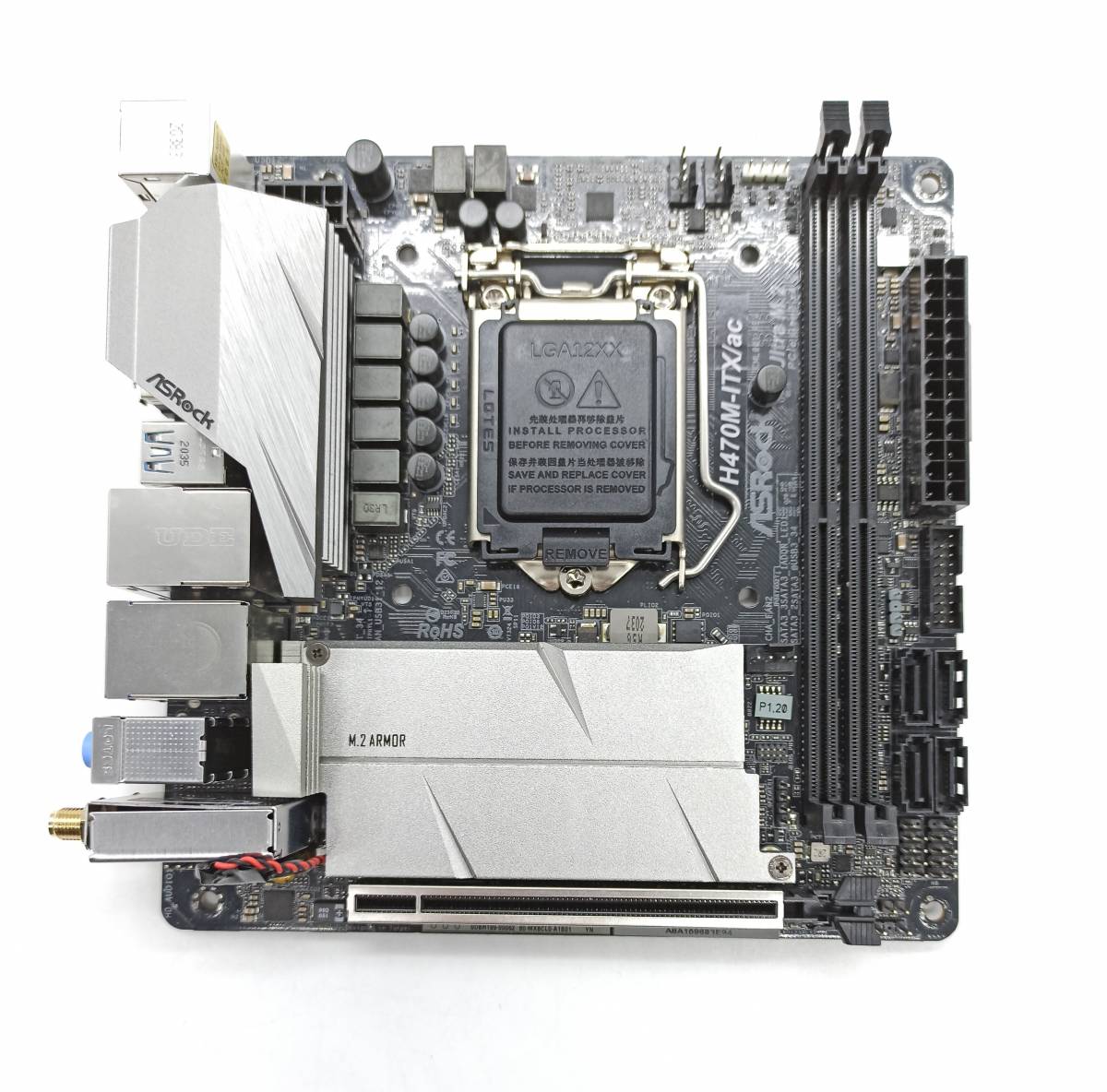 ASRock H470M-ITX/ac LGA1200 Mini-ITX(PC/AT互換機)｜売買されたオークション情報、yahooの商品情報 ...