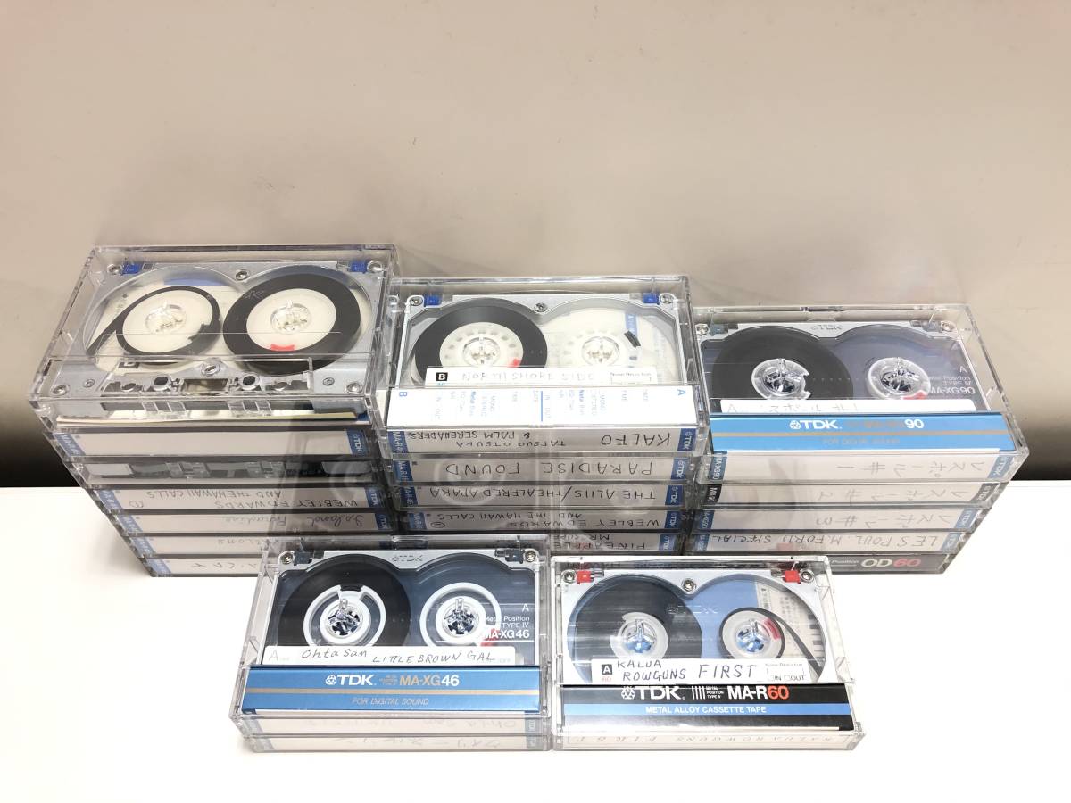 激安スタート TDK メタルテープ 21本セット MA-R46/MA-XG46/MA-R60/MA-XG90 録音済み KK-20(記録媒体 ...