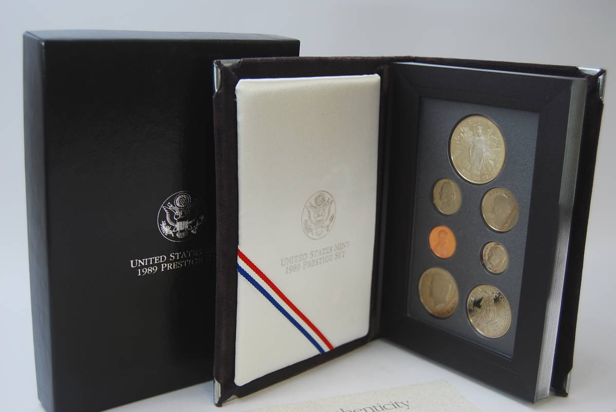 1円 UNITED STATES MINT 1989 PRESTIGE SET アメリカ コインセット 銀貨 硬貨(北アメリカ)｜売買された ...