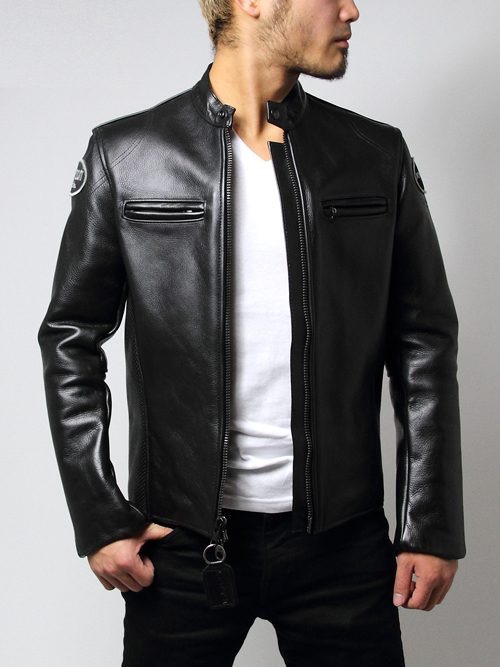 VANSON バンソン シングル ライダース ジャケット カフェレーサー ジャックローズ JACK ROSE 別注 ワンスター STAR パンチング レザー 36(ライダースジャケット)｜売買 ...