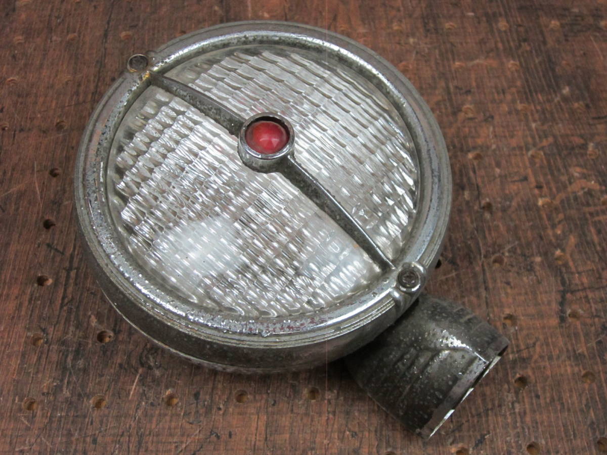 50s 60s 当時物 エレクトロライン キャッツアイ ヘッドライト 赤目 チョッパー ビンテージ Electroline Model82 ...