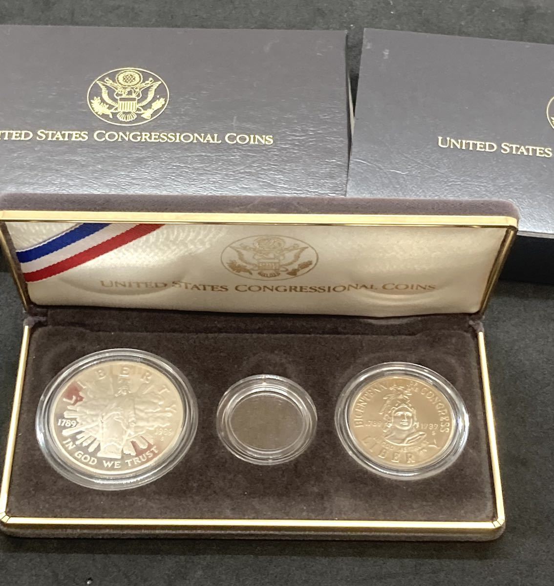 united states liberty coins 1789-1989 銀貨 27.0g 銅貨10.2g(北アメリカ)｜売買された ...