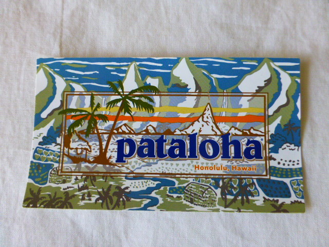 patagonia pataloha Honolulu Hawaii ステッカー pataloha Honolulu Hawaiiホノルル ...