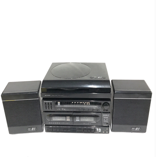 SHARP GS-B1 コンパクトレコードプレーヤー 通電確認済み シャープ(システムコンポ)｜売買されたオークション情報、yahooの商品情報をアーカイブ公開 - オークファン（aucfan ...
