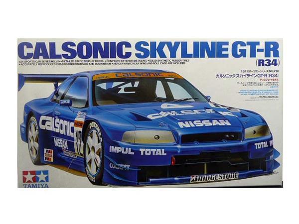 TORAYA 1/24タミヤ カルソニック スカイライン GT-R R34(プロトタイプ)｜売買されたオークション情報、yahooの商品情報をアーカイブ公開 - オークファン（aucfan.com）