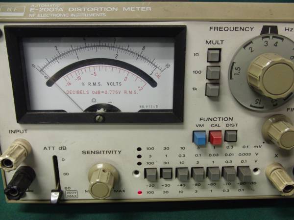 エヌエフ回路 E-2001A DISTORTION METER 歪率計 NF(アマチュア無線)｜売買されたオークション情報、yahooの商品 ...