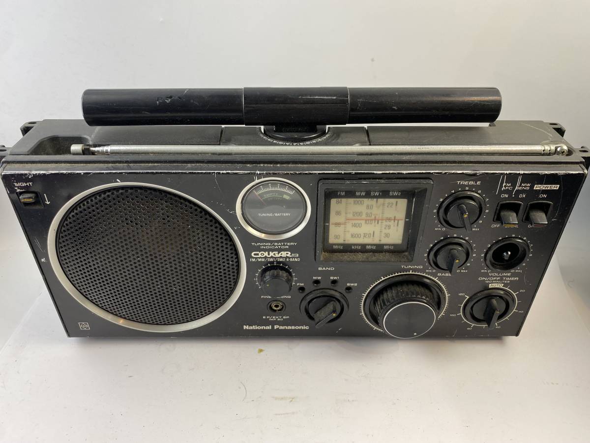 National/ナショナル Panasonic/パナソニック COUGAR113 RF-1130 クーガー ラジオ(アンティーク)｜売買され ...
