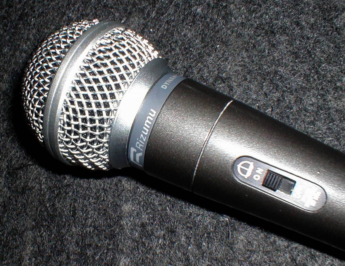 RIZUMU DM-356 UNIDIRECTIONAL 600Ω DYNAMIC MICROPHONE 出力OK リズムサウンド ...