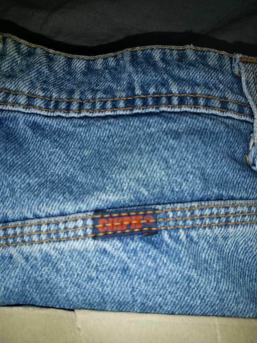 CHIPIE シピー PASCALOU パスカルー 極太ジーンズ W73cm ビッグジーンズ ロールアップ デニムパンツ Made in france(W28（約71cm）～)｜売買された ...