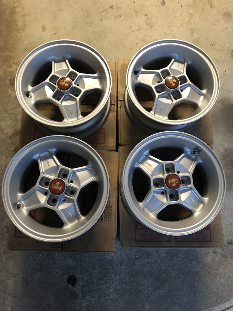 クロモドラ CD30 Cromodora 13X5.5J PCD98 4H +8 アルミホイール 4本 1セット fiat 124 アウトビアンキ A112 アバルト ABARTH 等に(社外 ...