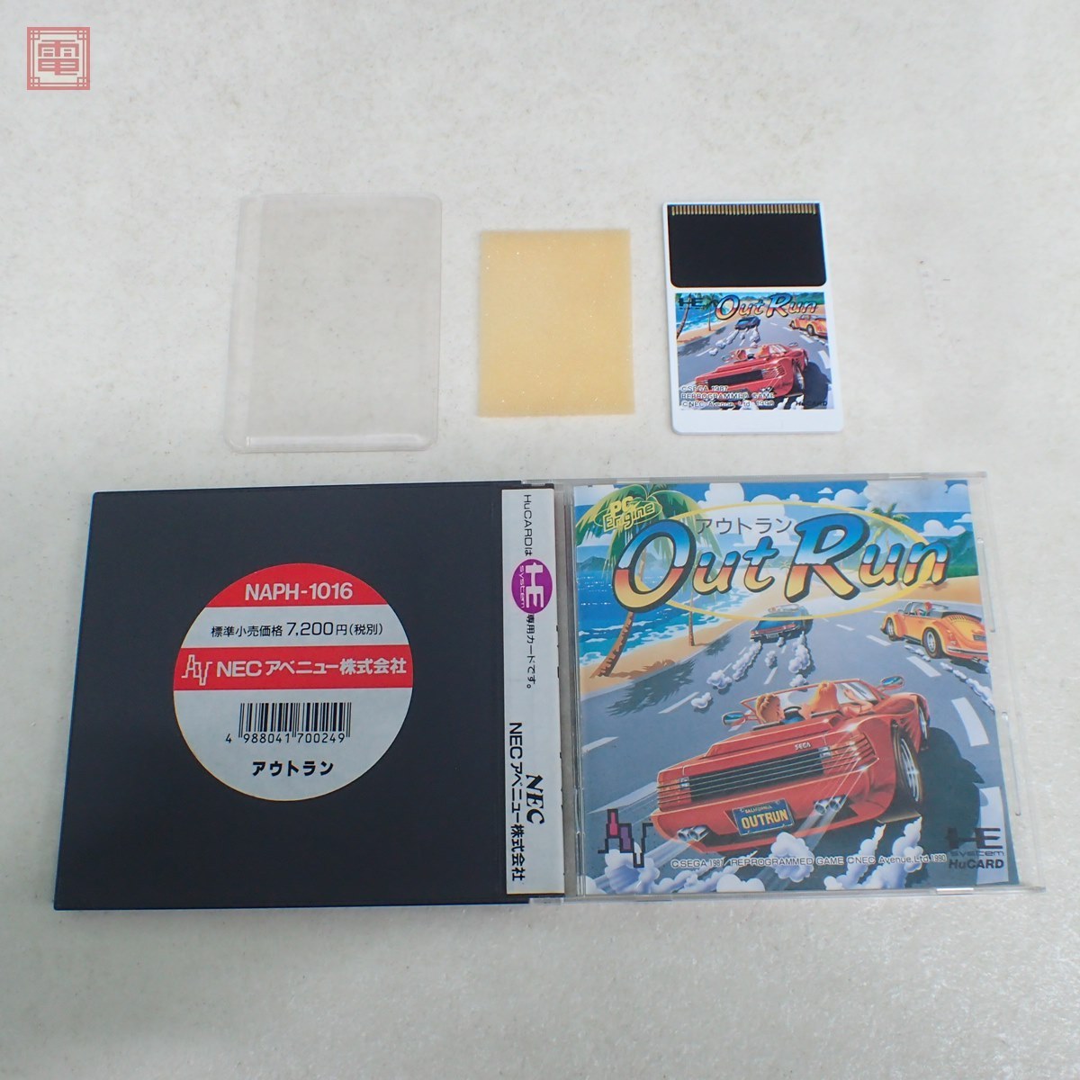 PCE PCエンジン Huカード アウトラン OUTRUN SEGA セガ NECアベニュー 箱説付 PP(その他)｜売買されたオークション情報、yahooの商品情報をアーカイブ公開 ...