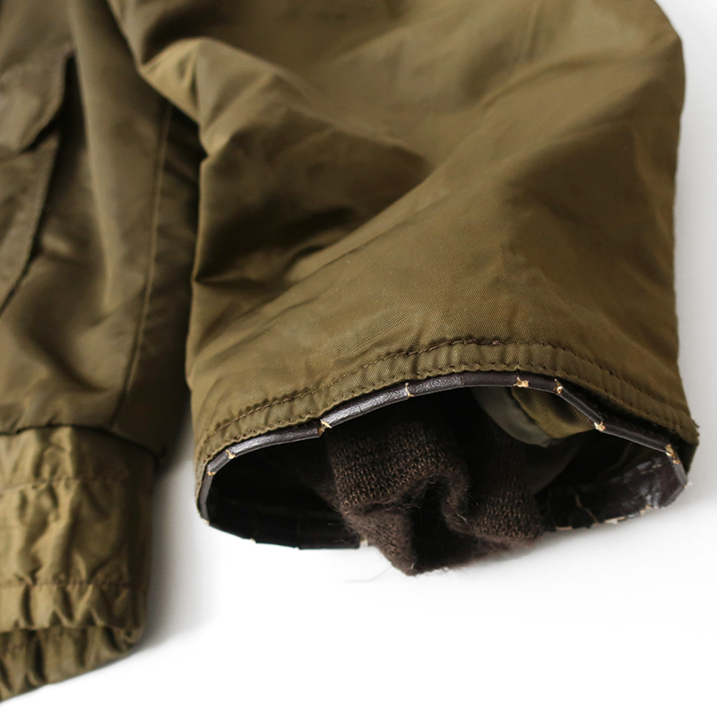 US古着 70's TUFFY JAC Skinner Super 8612Twill POLICE Jacket TALONジップ/襟ボア ...