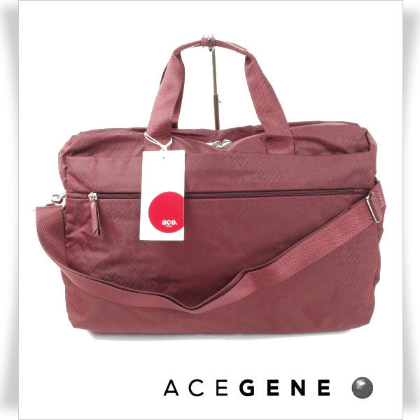 1円 ace.TOKYO エース ACE 2WAY ボストンバッグ ウィルカール 22L ジャガード織 軽量 1.2泊用 ボルドー 正規店本物 4357(ボストンバッグ)｜売買された ...