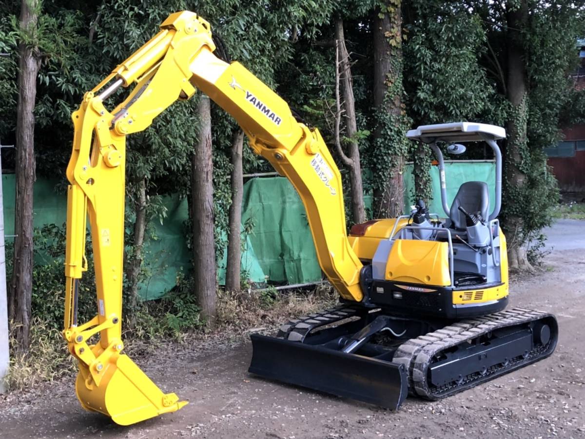 平成22年ヤンマー YANMAR B6-6A シグマ クレーン仕様 イモビライザーキー マルチ 倍速 全塗装(建設機械、重機)｜売買された ...