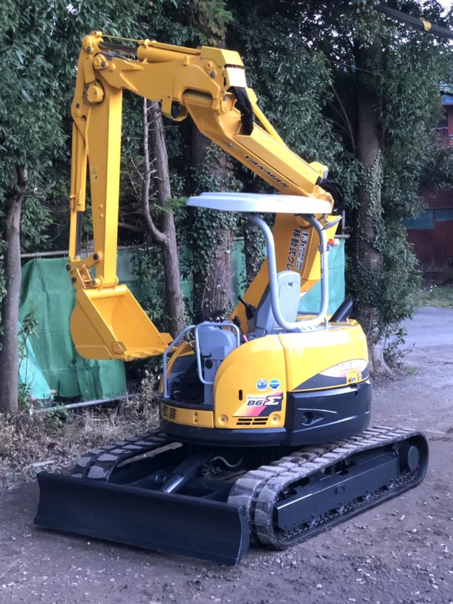 平成22年ヤンマー YANMAR B6-6A シグマ クレーン仕様 イモビライザーキー マルチ 倍速 全塗装(建設機械、重機)｜売買された ...