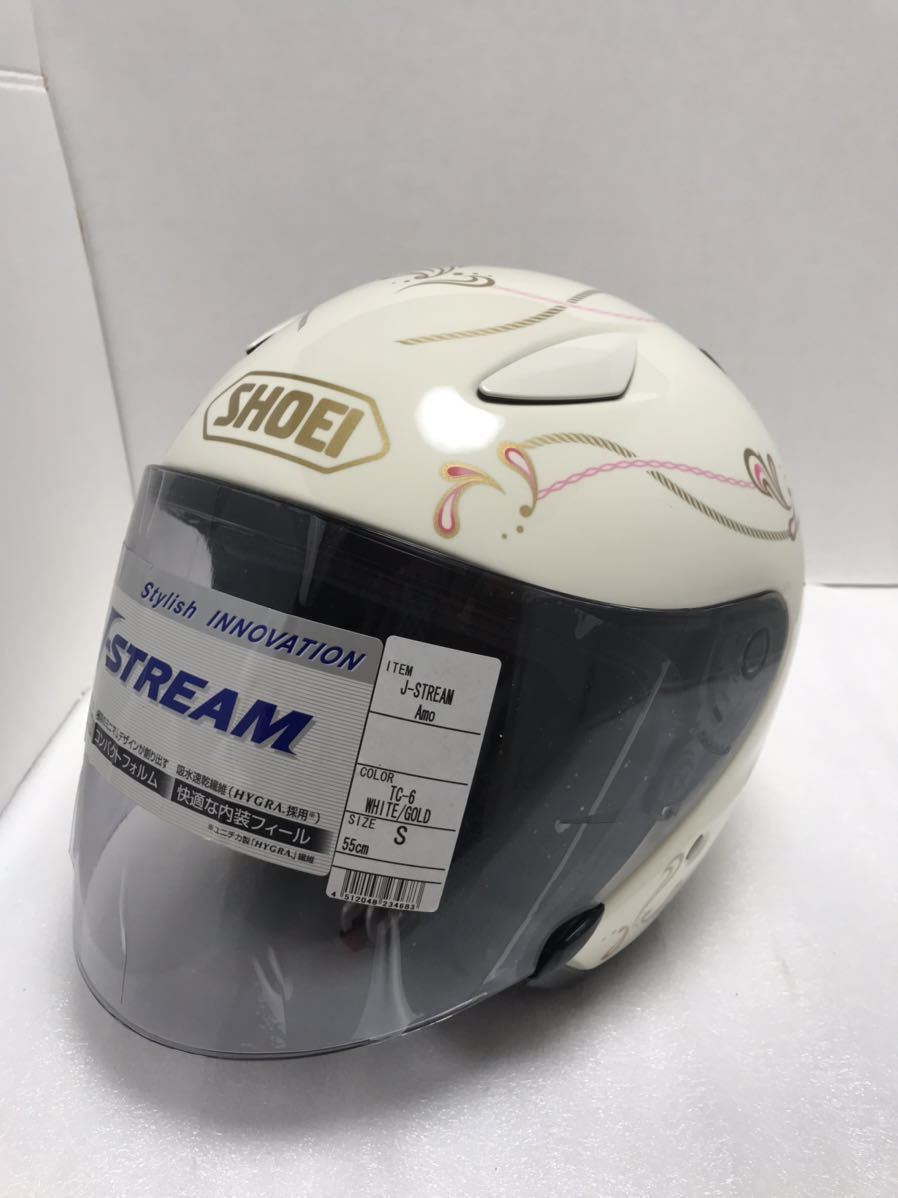 Shoei j-Stream Amo ジェットヘルメット ショーエイJ ストリーム CJ-1 . Sサイズ 55cm(Sサイズ)｜売買された ...