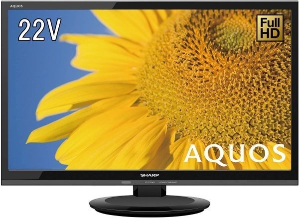 新同 SHARPシャープ 22V型 2021年モデルAQUOSフルハイビジョン 液晶テレビ(液晶)｜売買されたオークション情報、yahooの商品情報をアーカイブ公開 - オークファン ...
