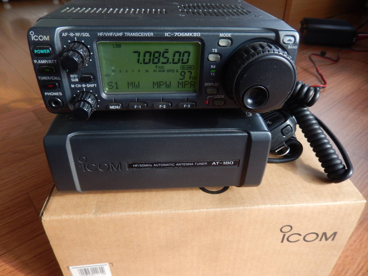 アイコム アマチュア無線機HF IC－706MKⅡG アンテナチュウナーAT180(モービル)｜売買されたオークション情報、yahooの商品 ...
