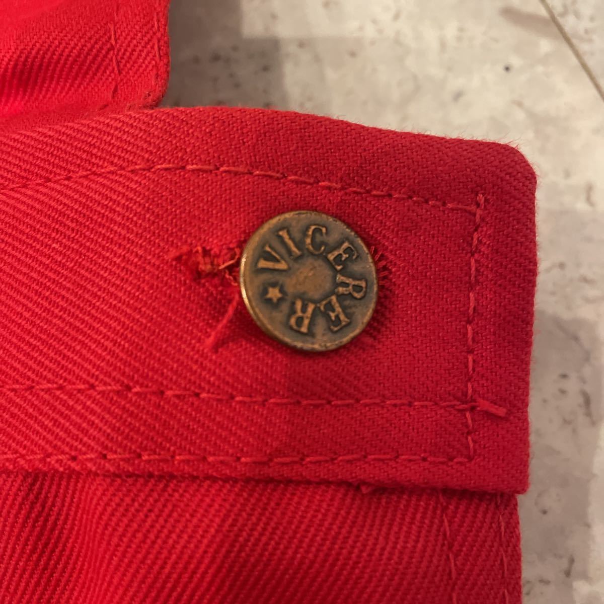 Mサイズ 70年代ビンテージ VICERER バイスラー カラーデニム ベルボトムオーバーオール 赤 古着 サロペット ワークパンツ(オーバーオール)｜売買されたオークション情報、yahooの ...