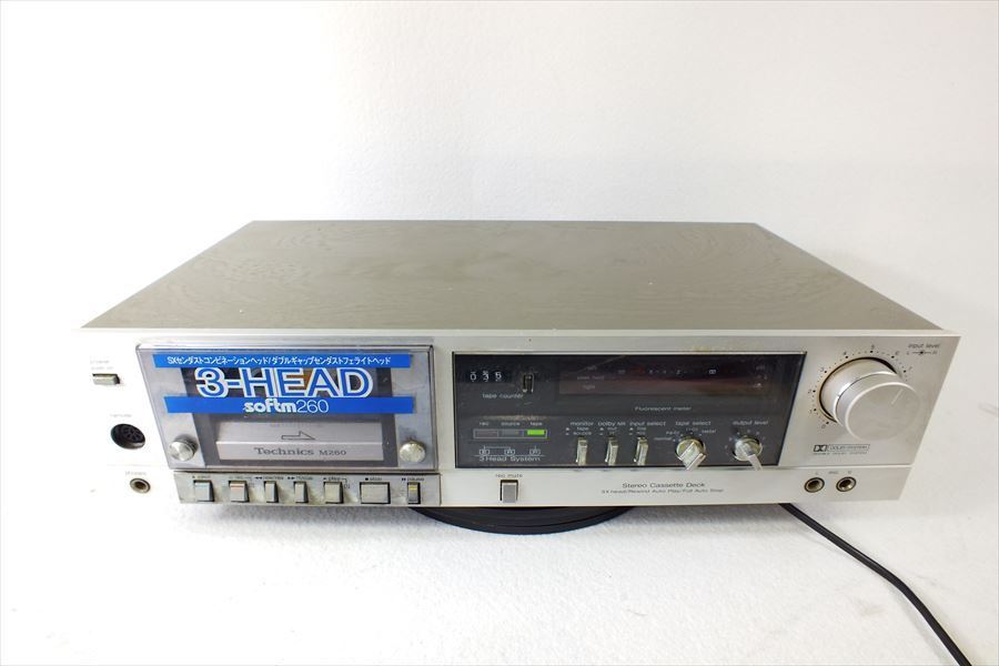 Technics テクニクス RS-M260 カセットデッキ 現状品 211108P4625(一般)｜売買されたオークション情報、yahooの ...
