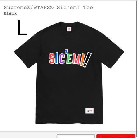 Supreme / WTAPS Sic'em Tee Black(Lサイズ)｜売買されたオークション情報、yahooの商品情報をアーカイブ公開 - オークファン（aucfan.com）