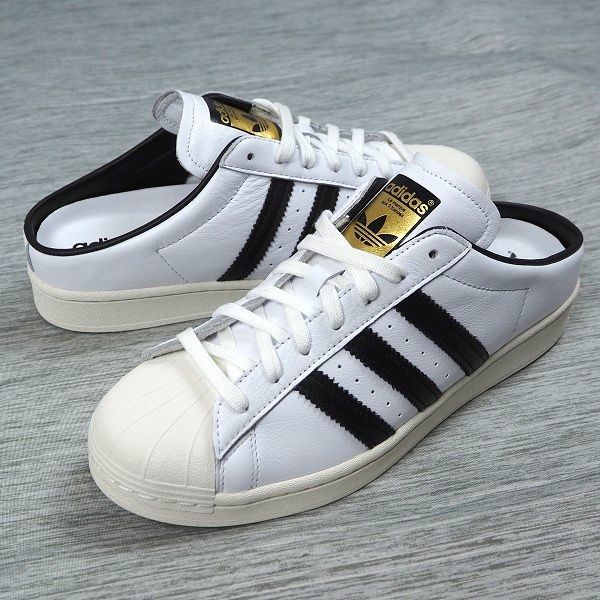 adidas originals アディダス オリジナルス SUPERSTAR MULES スーパースター ミュール SS MULE レザー ...