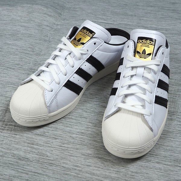 adidas originals アディダス オリジナルス SUPERSTAR MULES スーパースター ミュール SS MULE レザー ...