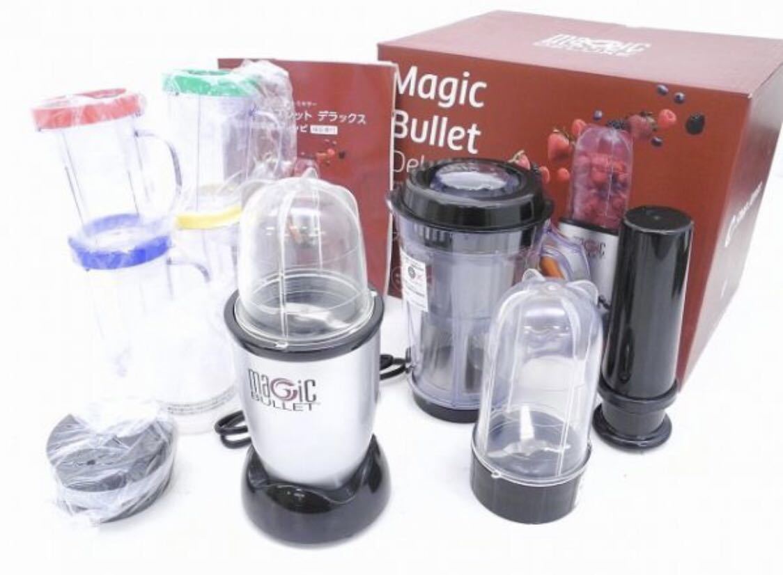 ShopJapan ショップジャパン Magic Bullet Deluxe マジックブレット デラックス スマートミキサー 箱説あり 現状品(ミキサー)｜売買されたオークション情報 ...
