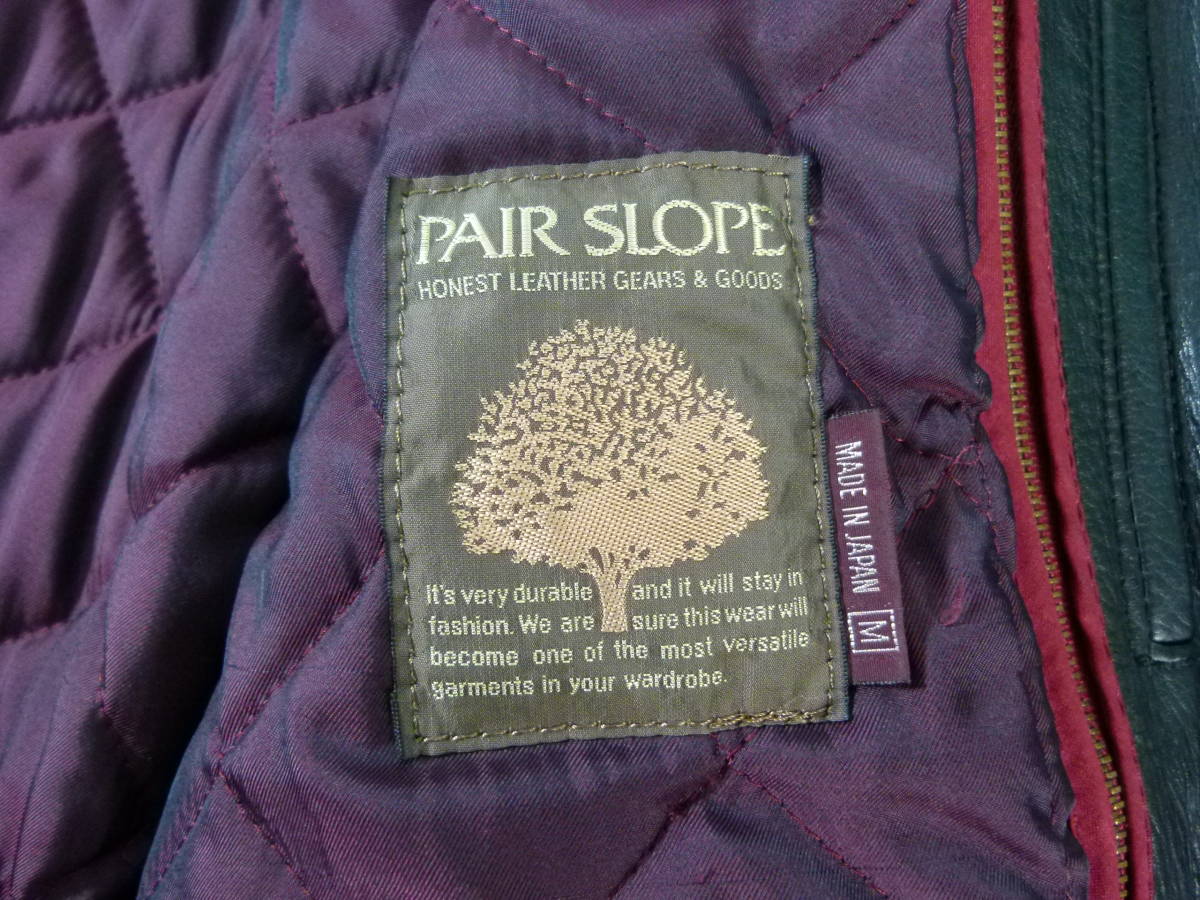 SA032 品 PAIR SLOPE ペアスロープ ライナー付き レザージャケット コート M ブラック(ジャケット、上着)｜売買されたオークション情報、yahooの商品情報をアーカイブ公開 ...