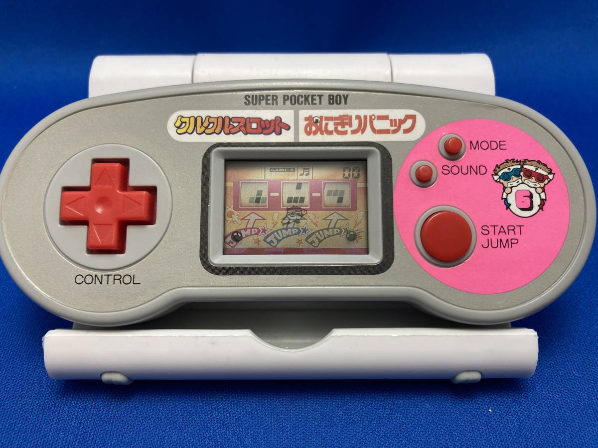 動作メンテ品 LSIゲーム クルクルスロット おにぎりパニック ゲームウォッチ LCD HIRO 携帯ゲーム SUPER POCKET BOY 増田屋 レトロ(ゲームウォッチ)｜売買された ...