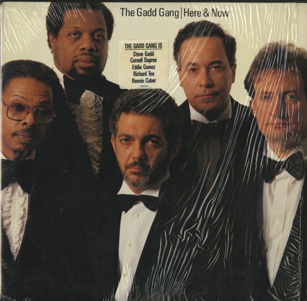 高音質DMM盤 CD移行期のレア リリース シュリンク付き USオリジ The Gadd Gang / Here & Now 88年 ...