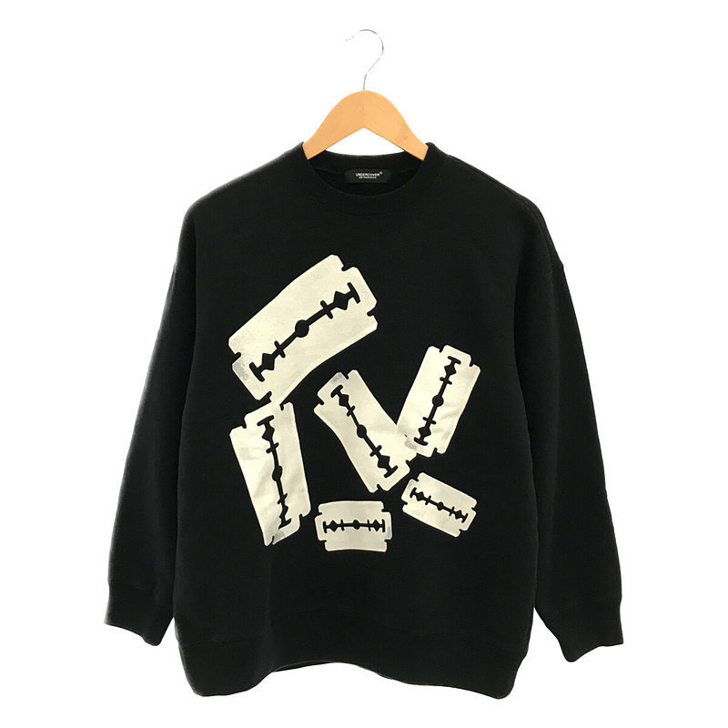UNDER COVER / アンダーカバー | 2020AW | BIG SWEAT RAZOR 蜘蛛巣城 カミソリ 剃刀 ロゴ プリント ...