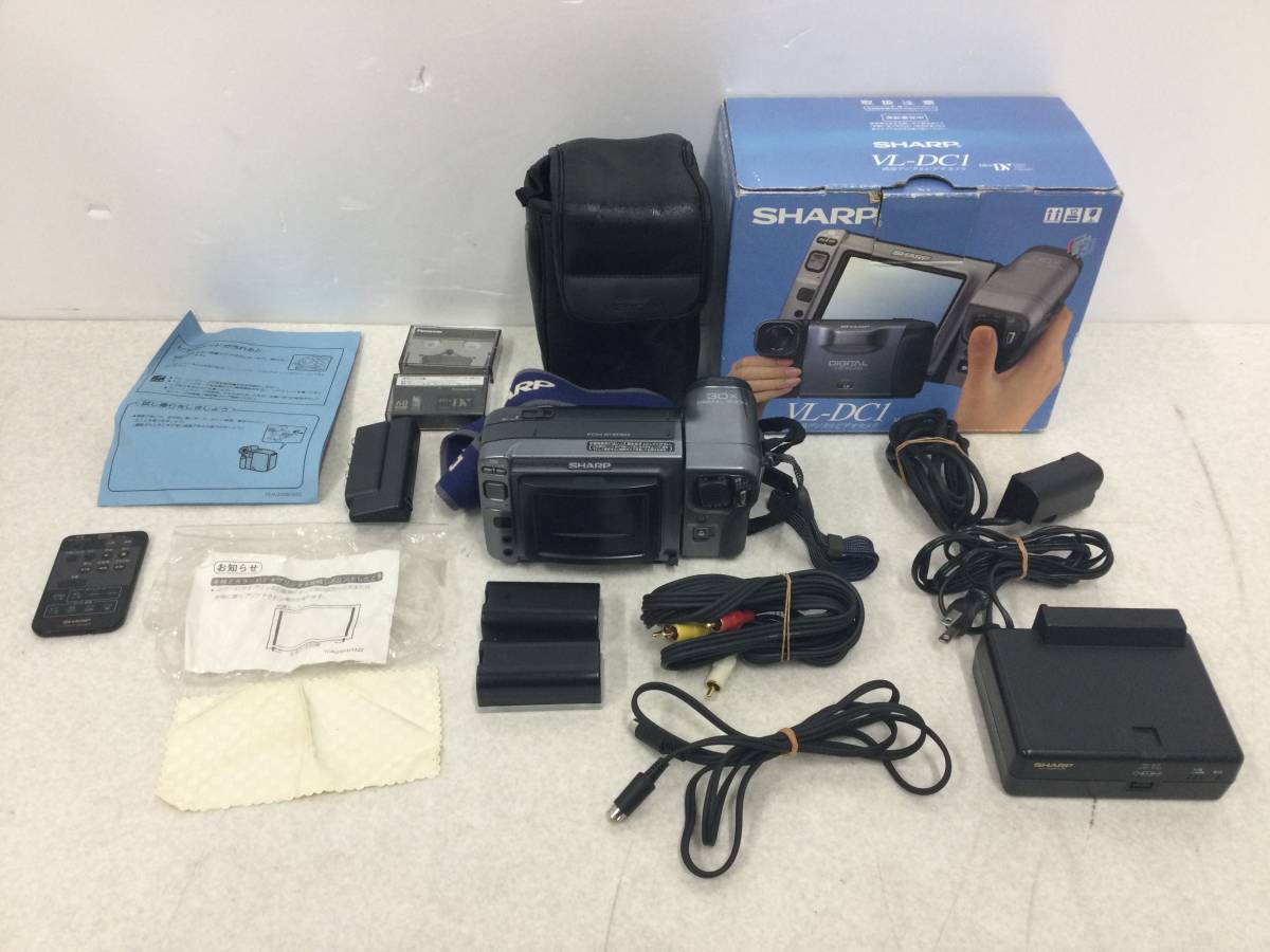 H0124021-K 動作未確認 SHARP シャープ VL-DC1 液晶デジタルビデオカメラ ミニDV方式(シャープ)｜売買されたオークション情報、yahooの商品情報をアーカイブ公開 ...