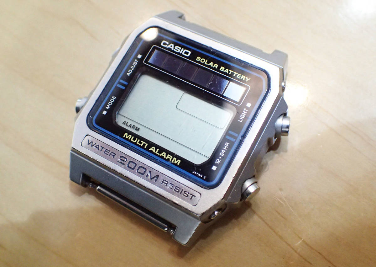 激レア CASIO/カシオ DW-2000 ソーラー/200m防水 デジタル メンズ腕時計(その他)｜売買されたオークション情報、yahooの ...