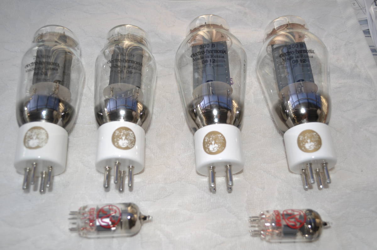 300B 2A3付属 エレキットTU-8900シングルパワーアンプ完成品 エレクトロハーモニクス300B エレクトロハーモニクス2A3 JJ製 ...