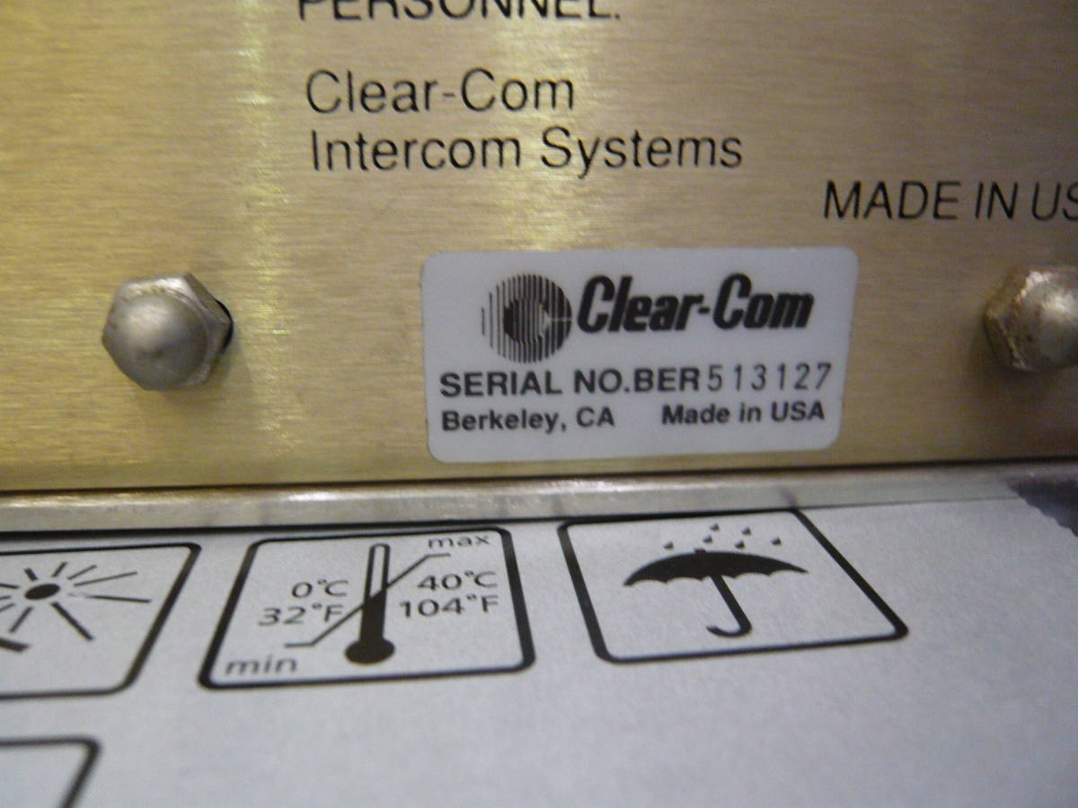 クリアーカム CLEAR-COM MS-400A メインステーション スピーカー内蔵(その他)｜売買されたオークション情報、yahooの商品情報をアーカイブ公開 - オークファン（aucfan ...