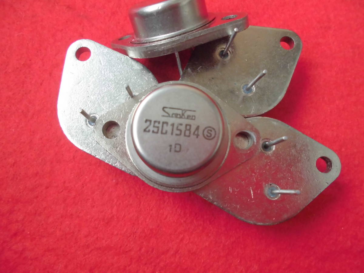 オーディオ店 放出品 大出力TR サンケン／SANKEN 2SC1584 トランジスタ 5本 テスター 確認品 品／現状渡し(トランジスタ ...