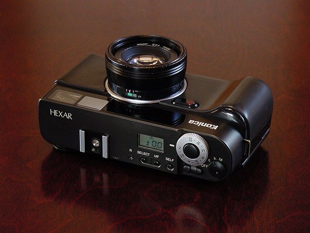 HEXAR PRO HALF ヘキサー プロ ハーフ サイズ レンジファインダー フィルム カメラ HX-14 AUTO Konica コニカ ...