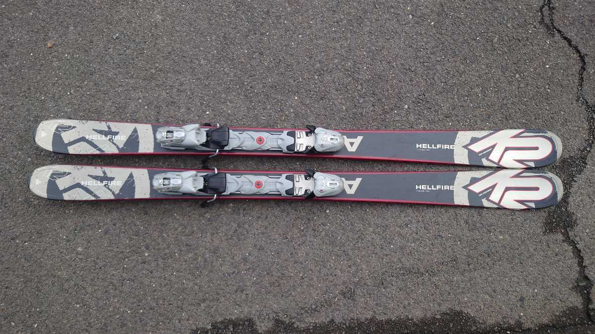 K2 スキー板 HELLFIRE 113-85-104 150cm IBC ビンディング付 ジュニア 軽量(150cm～)｜売買されたオークション情報、yahooの商品情報をアーカイブ公開 ...