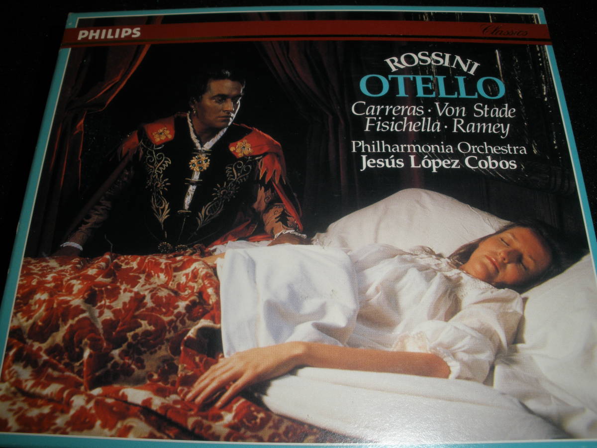 廃盤 日本語対訳付き ロッシーニ 歌劇 オテロ シュターデ カレーラス レイミー コンド ロペス=コボス 国内 初期 Rossini Otello Cobos(オペラ)｜売買されたオークション ...